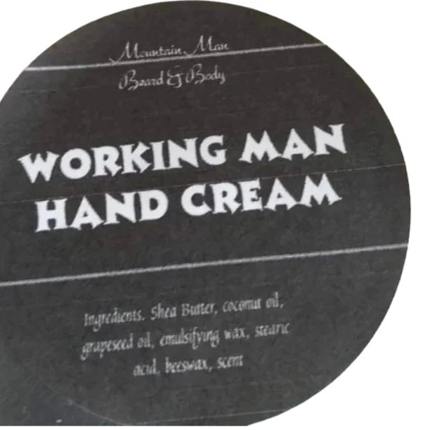 All Natural Working Man Hand Cream